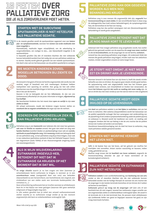 Poster: 10 feiten over palliatieve zorg die je als zorgverlener moet w ...