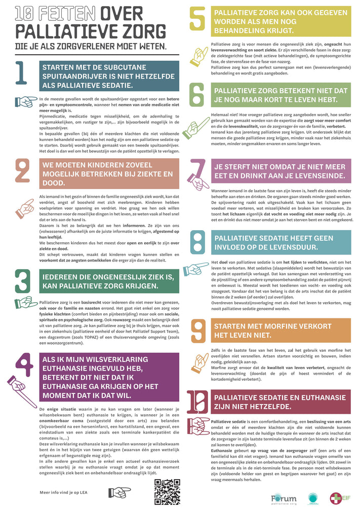 Poster: 10 feiten over palliatieve zorg die je als zorgverlener moet w ...